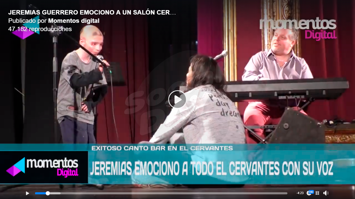 Jeremías te emociona con su canto - Social Day